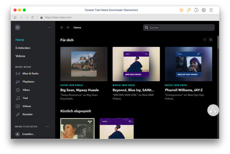 [Offiziell] Tidal Media Downloader für Mac | TunePat